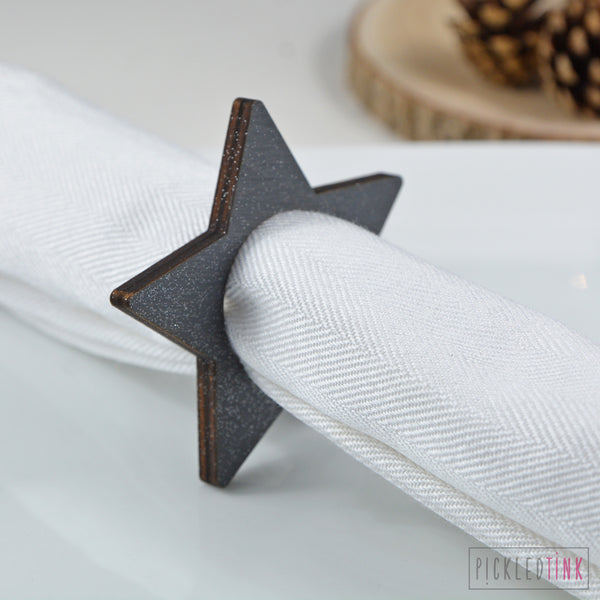Christmas Star Napkin Rings